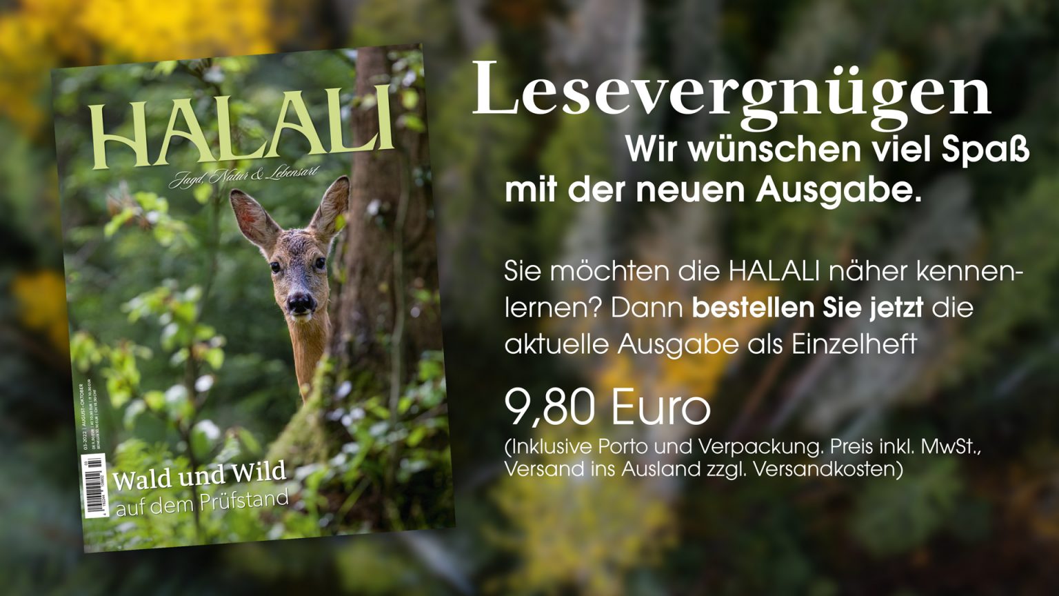 HALALI – Jagd, Natur & Lebensart