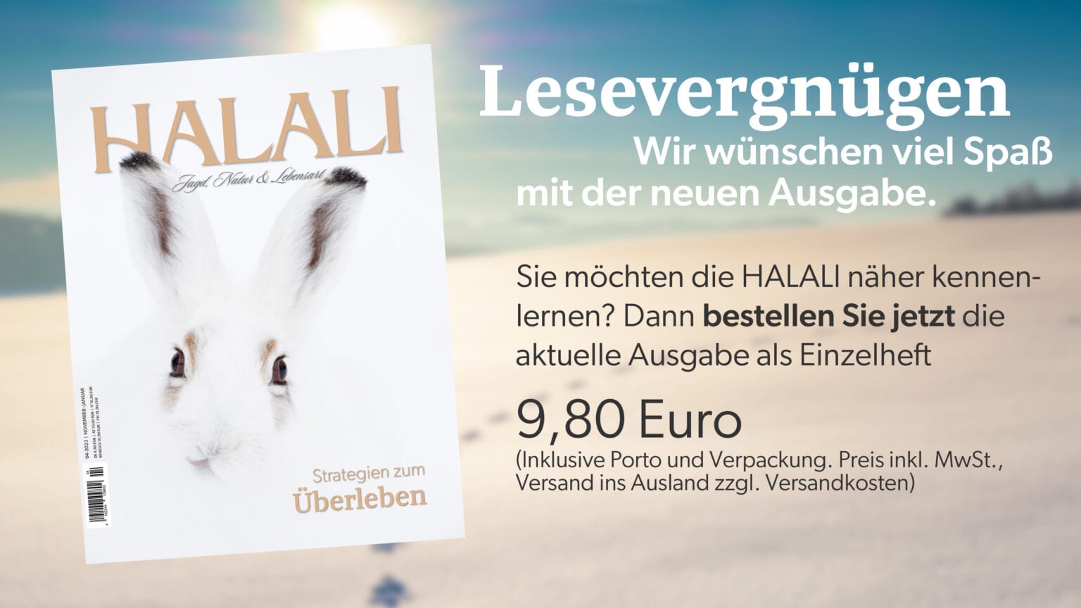 HALALI – Jagd, Natur & Lebensart