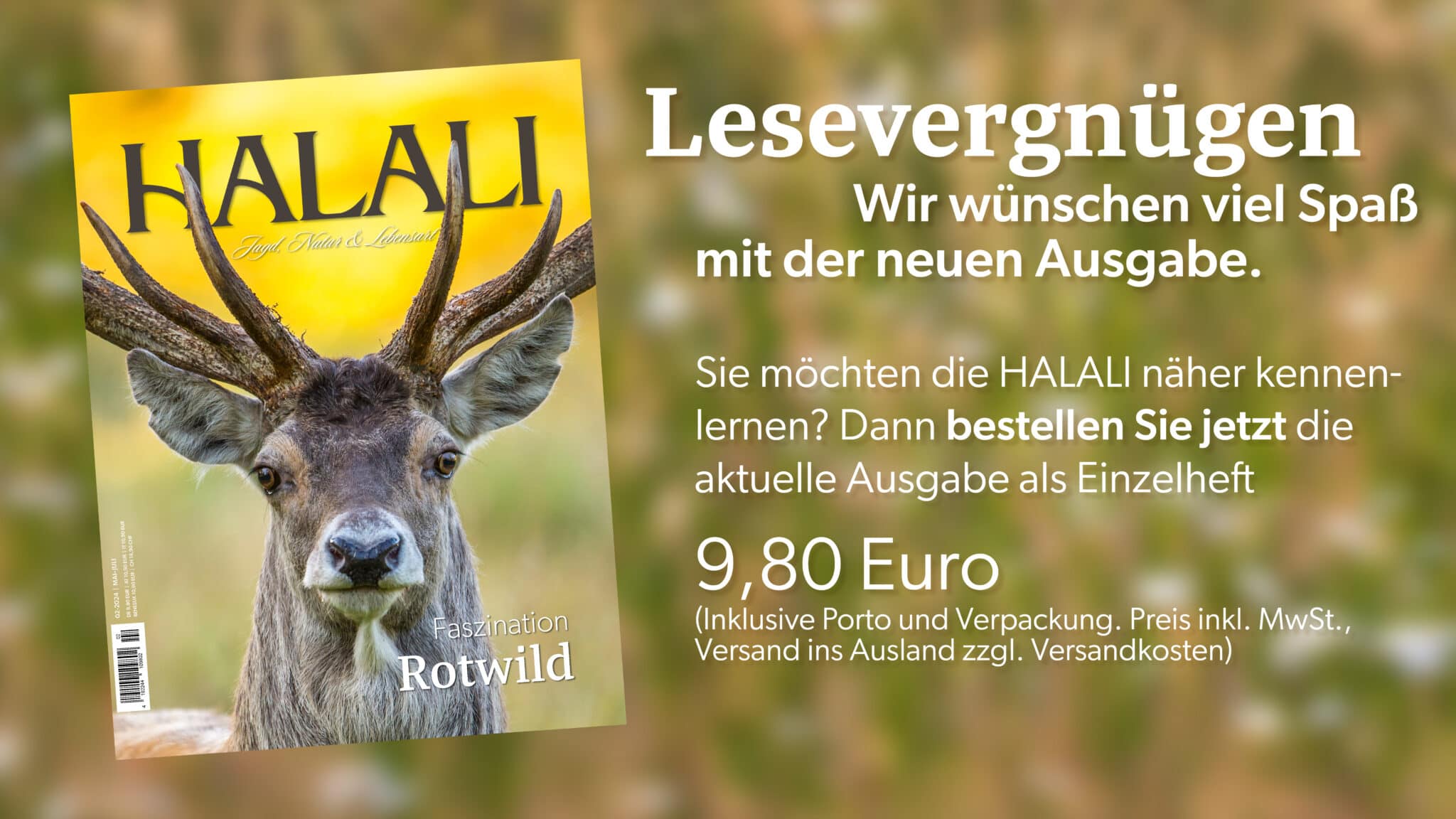 HALALI – Jagd, Natur & Lebensart