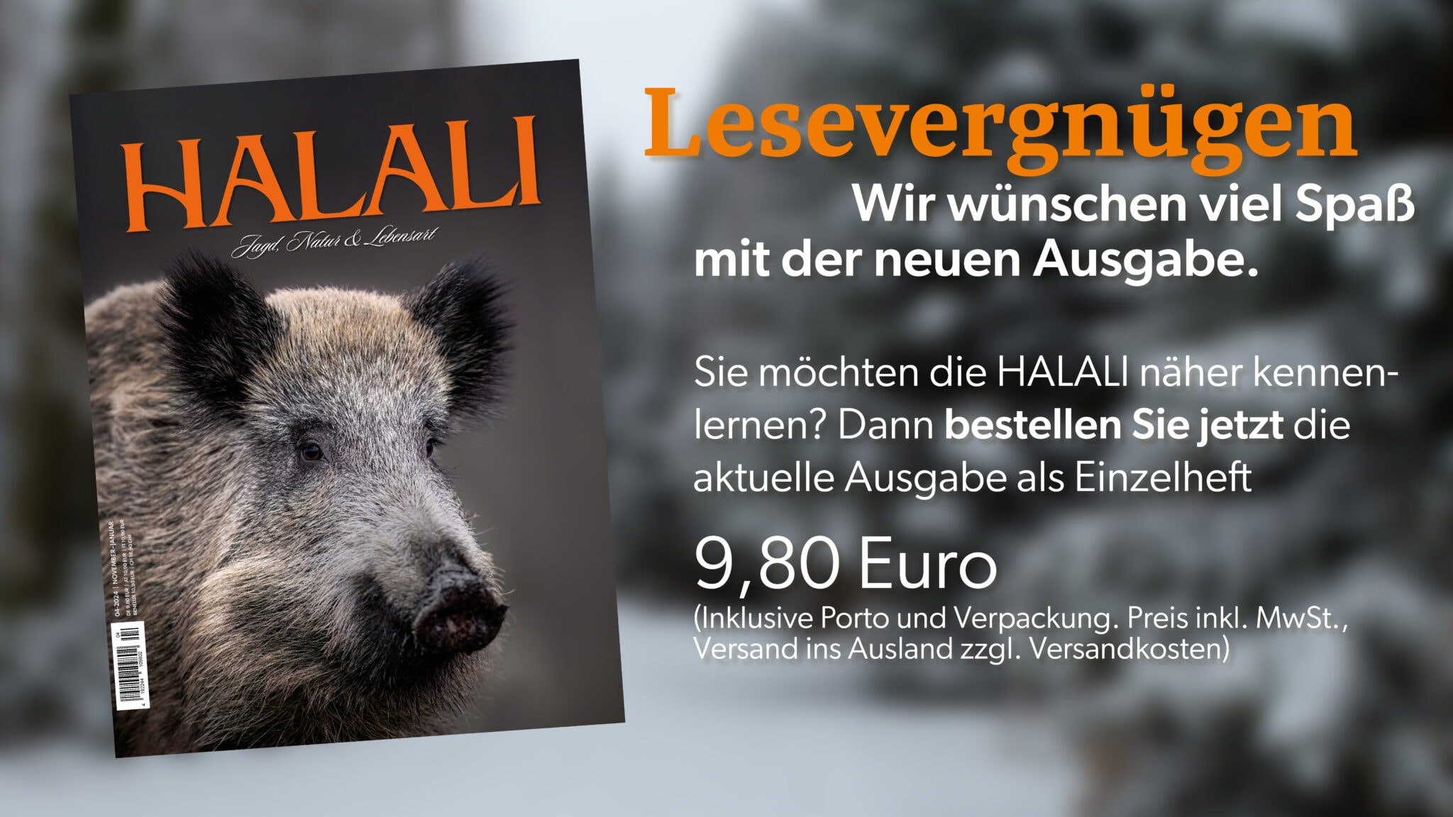 HALALI – Jagd, Natur & Lebensart