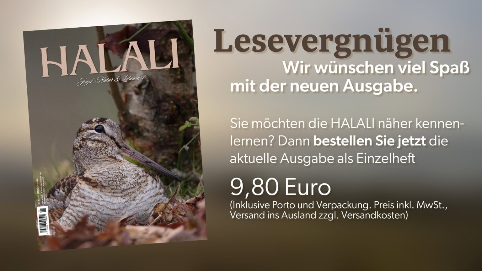 HALALI – Jagd, Natur & Lebensart